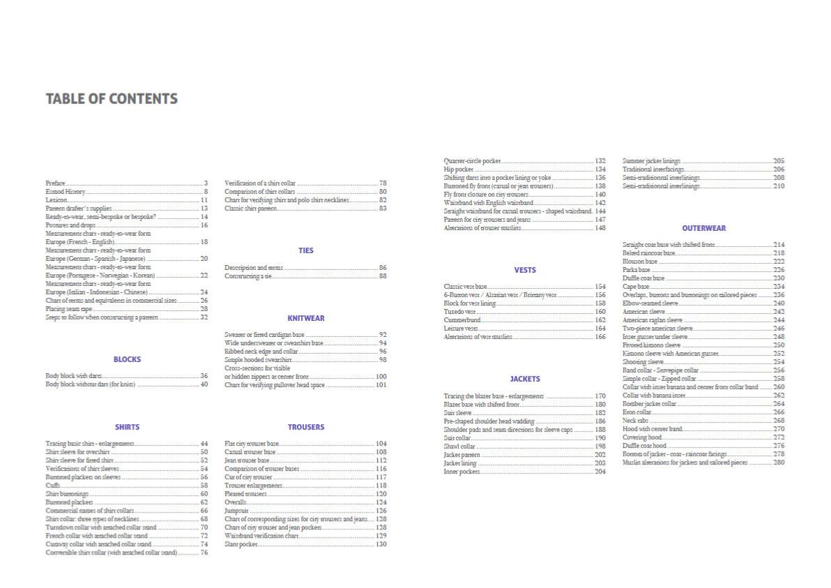 Men's Garments - Pattern Drafting Fashion Books | esmod-editions.com